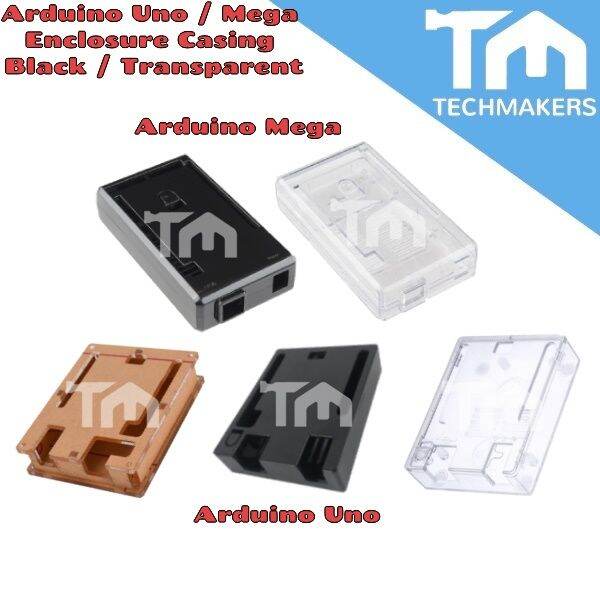 NEW Arduino Uno R3/ Mega Protection Snap-in Casing Case Box Cover Shell ...