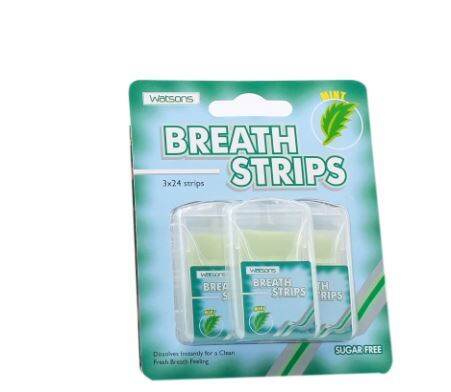 WATSONS Sugar Free Mint Breathe Strips | Lazada PH