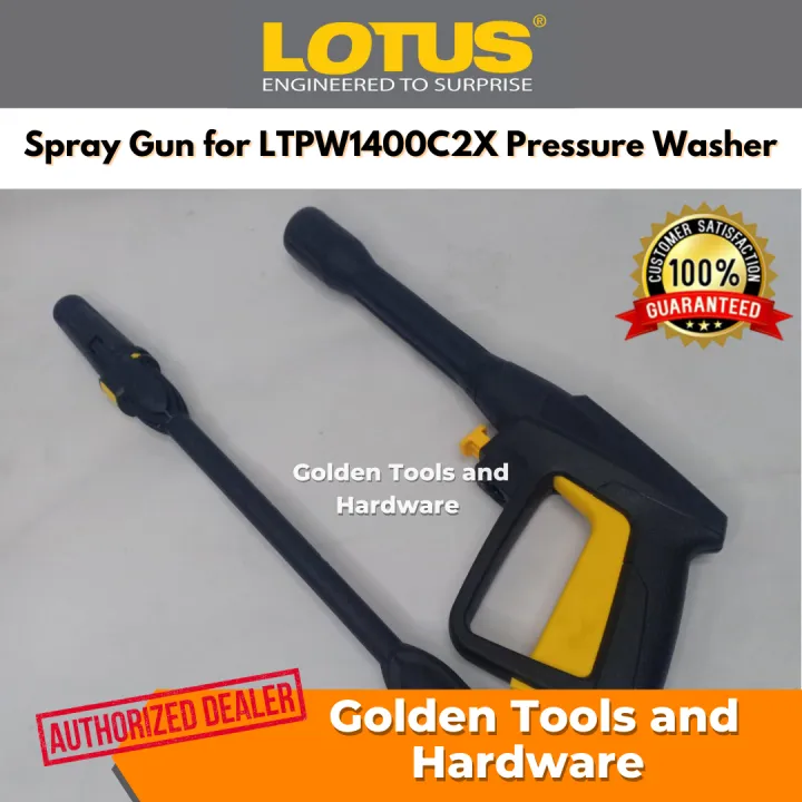 LOTUS Spray Gun for LTPW1400C2X Pressure Washer [GOLDEN | GAC] | Lazada PH