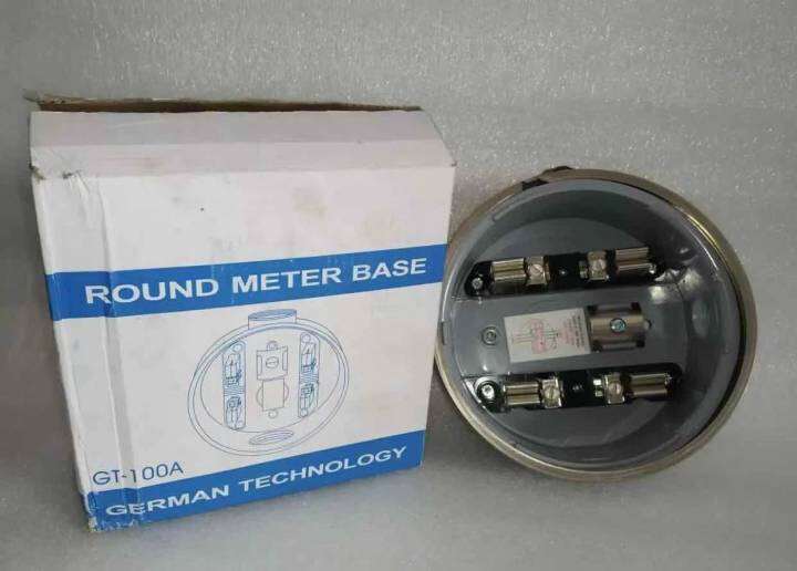 ROUND METER BASE 100 AMPS 1/2'' 3/4'' 1" | Lazada PH