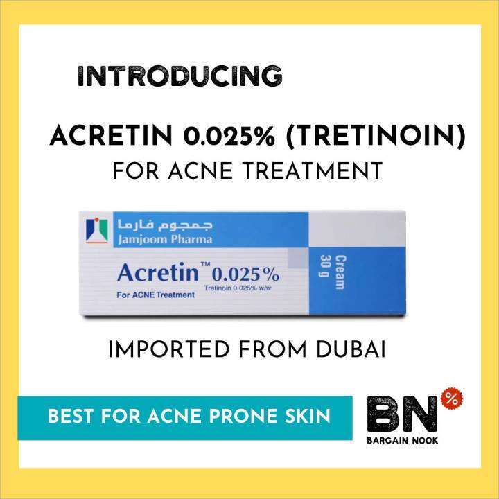 Acretin 0.025% Tretinoin Cream | Lazada PH