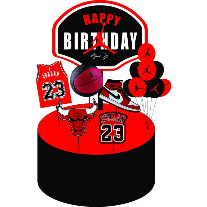 Jordan Lakers Any Theme Cake topper | Lazada PH