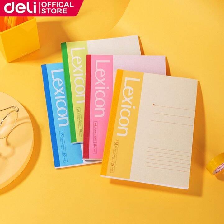Deli Notebook 50 Sheets A5 sketchbook For School Supplies Lexicon ...