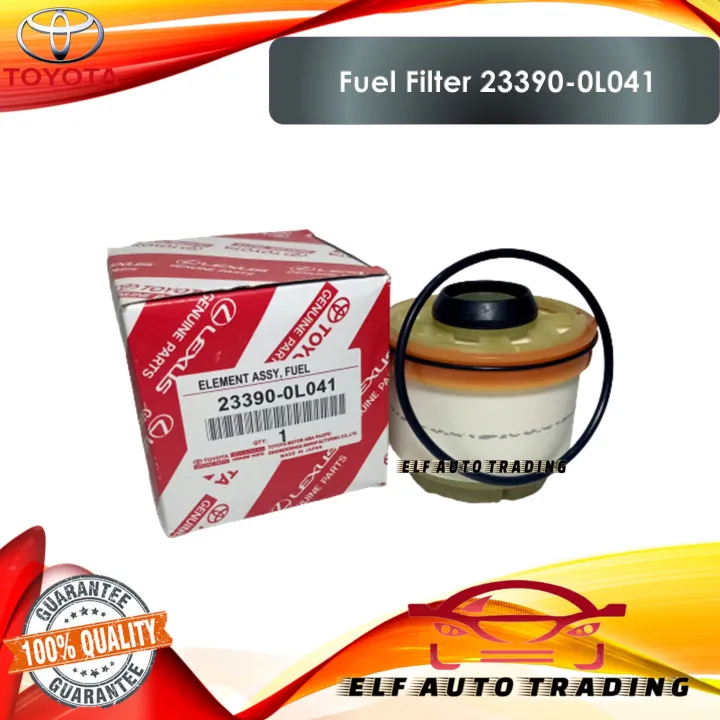 Fuel Filter (23390-0L041) D4D Engine 2005-2015 - Toyota Innova, Toyota Fortuner, Toyota Hilux ...