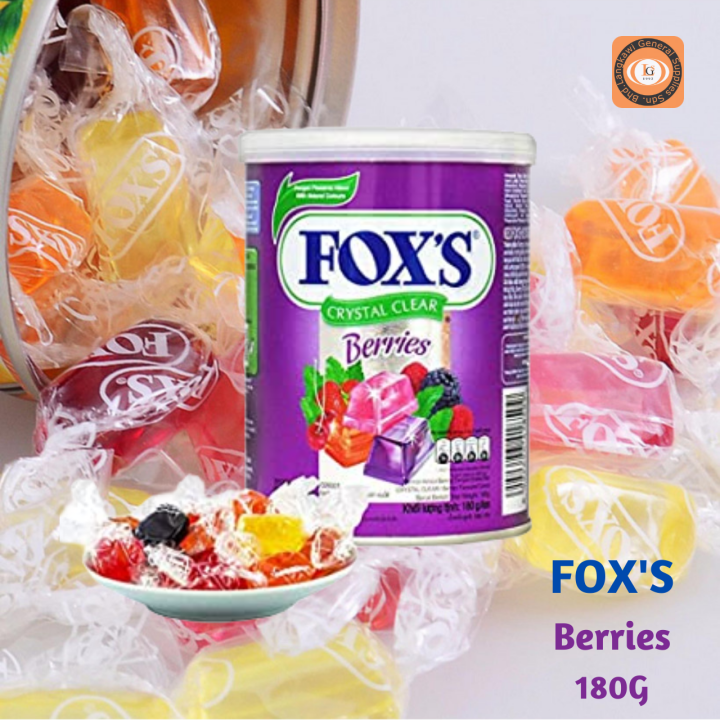 NESTLE FOX'S Crystal Clear Berries Candies 180gm | Lazada
