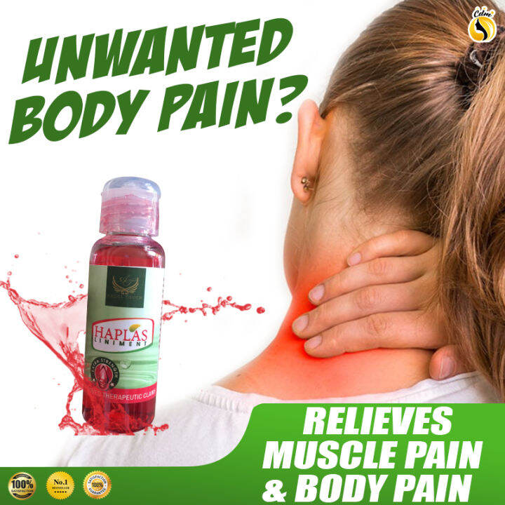 Haplas Liniment Oil 60ml Organic Safe and Effective 60ml | Lazada PH