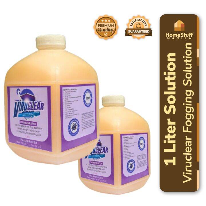 SALE! 1L Viruclear Fogging Solution Fog Machine EDA Approved Safe ...