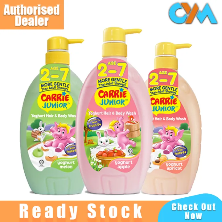 Carrie Junior Hair & Body Wash (Yoghurt Apricot) (Yoghurt Melon ...