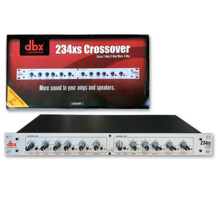 DBX 234XS Stereo 2/3 Way,Mono 4 Way Crossover Equalizer with XLR Connectors | Lazada PH