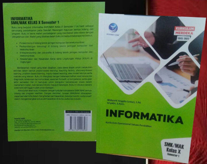 Informatika untuk SMK/MAK Kelas X Semester 1 - Kurikulum Merdeka ...
