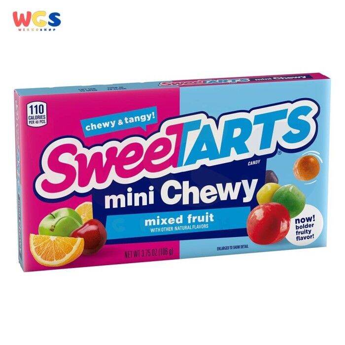 Permen Sweetarts Mini Chewy Mixed Fruit Natural Flavor 3.75oz 106g ...
