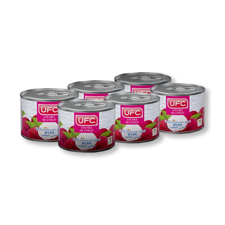 สินค้ามาใหม่! ยูเอฟซี ลิ้นจี่ในน้ำเชื่อม 6 ออนซ์ x 6 กระป๋อง UFC Lychee ...