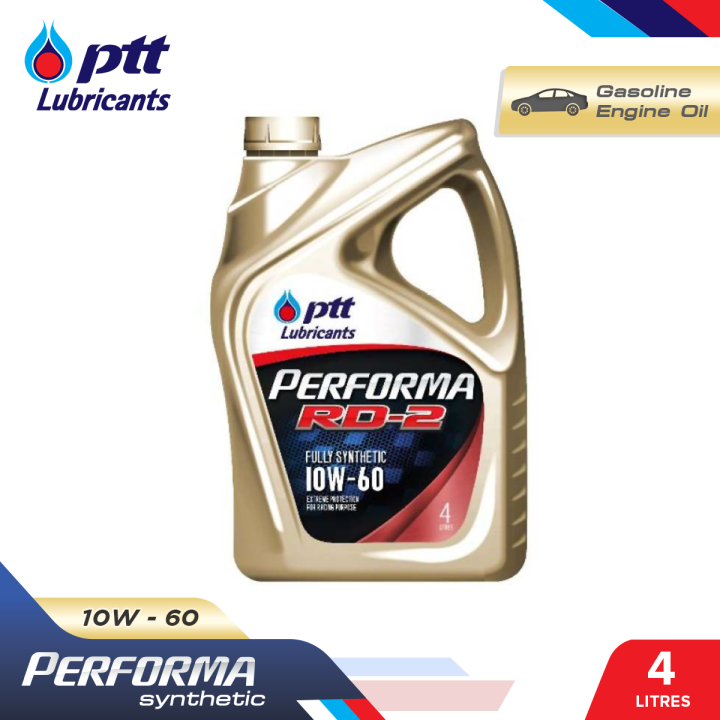 PTT Lubricants Performa RD2 10W-60 4L with FREE PTT Keychain | Lazada PH