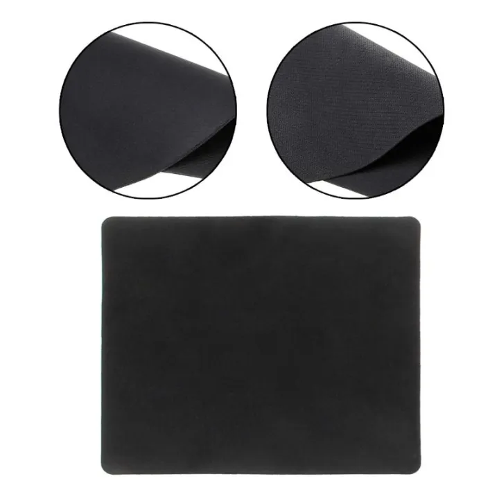 Black Slim Mouse-pad Mouse Pad Mat For PC Optical Laser Mouse Trackball ...