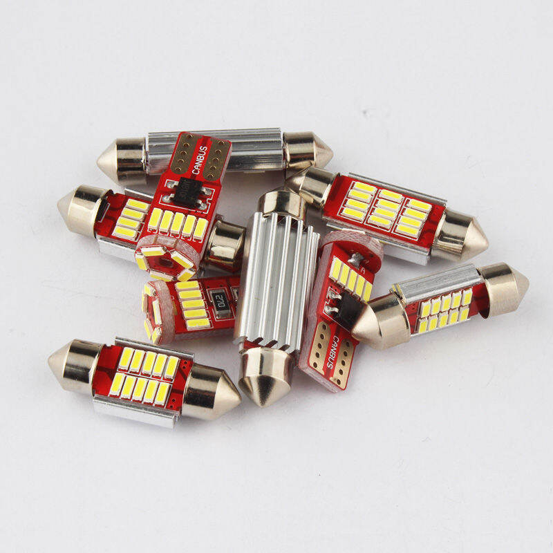 สีขาว Ice Blue LED ภายในสำหรับ Toyota Innova Kijang Innova 2004-2016 ...