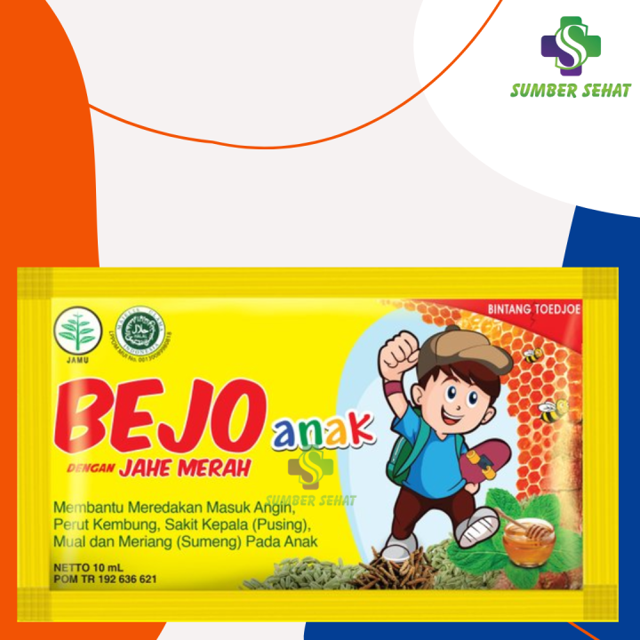 BEJO ANAK JAHE MERAH BINTANG TOEDJOE MASUK ANGIN SACHET | Lazada Indonesia