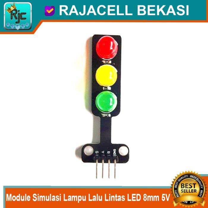 Module Simulasi Lampu Lalu Lintas LED 8mm 5V Traffic Light R-Y-G ...