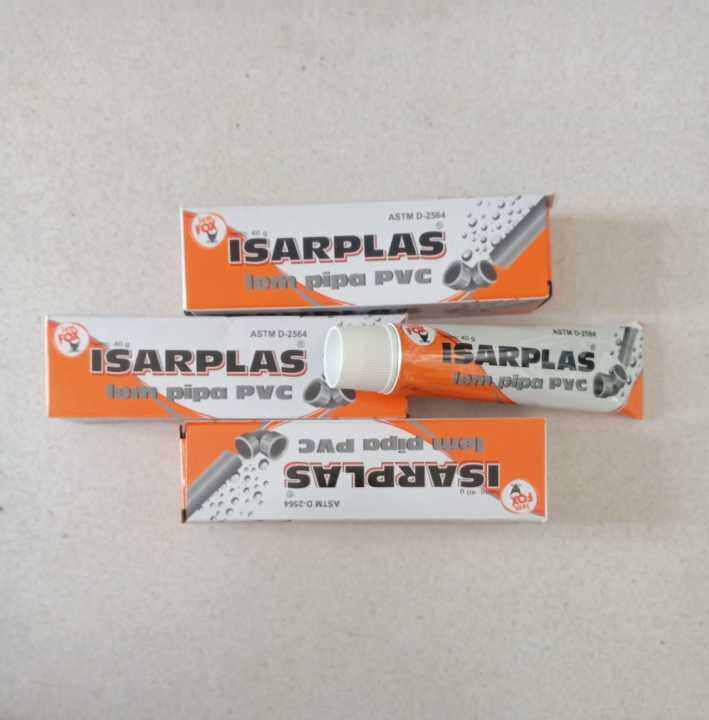 Original Lem pipa PVC ISARPLAS 40 gr / lem Isarplas / lem PVC, Lem Tub | Lazada Indonesia