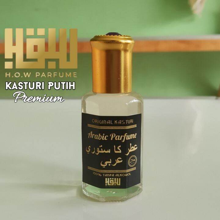 Parfum Saudi Kasturi putih PUTIH UNTUK PRIA WANITA NON ALKOHOL | Lazada ...