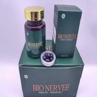 BIO NERVEE ORIGINAL 1 BOX 6 BOTOL per Botol 40 BUTIR, PIL HITAM UNTUK ...