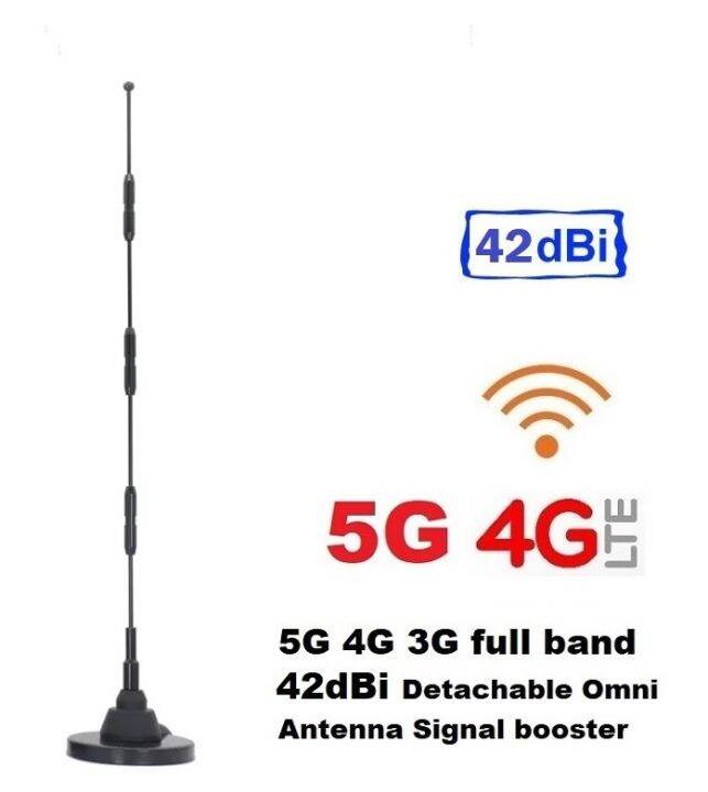 5G 4G Antenna 42dBi Detachable LTE full band 600-6000MHz External ...