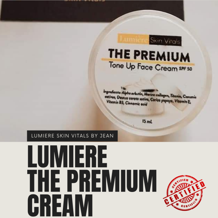 Lumiere Skin Vitals Premium Tone Up Cream 100% Authentic | Lazada PH