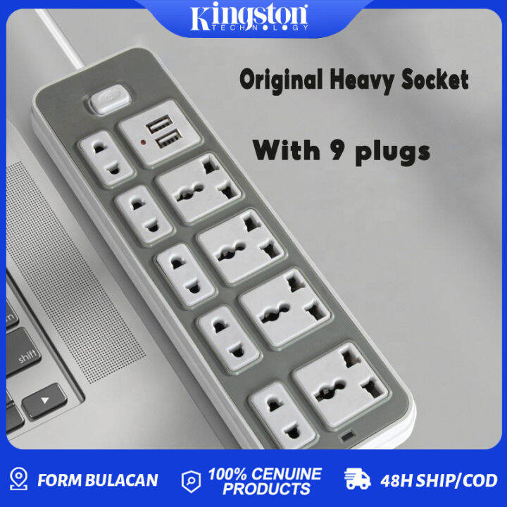 Kingston Original Heavy Socket Plug Universal Socket Power Strip With 9 ...
