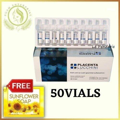 Lucchini placenta clear 50 vials (5 trays) with box AUTHENTIC 100% ...