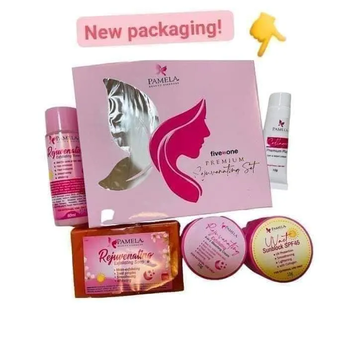 For Glowing Skin Get Pamela 5in1 Rejuvenating Set Now with COLLAGEN ...