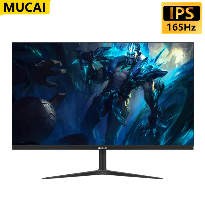 MUCAI 24 Inch 144Hz Monitor 165Hz Desktop PC LCD IPS Gaming Display Flat Panel Screen Computer ...