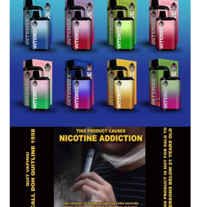 Legit MadMaster INTENSE Disposable Pods 5 Rechargeable Up To 5000 Puffs ...