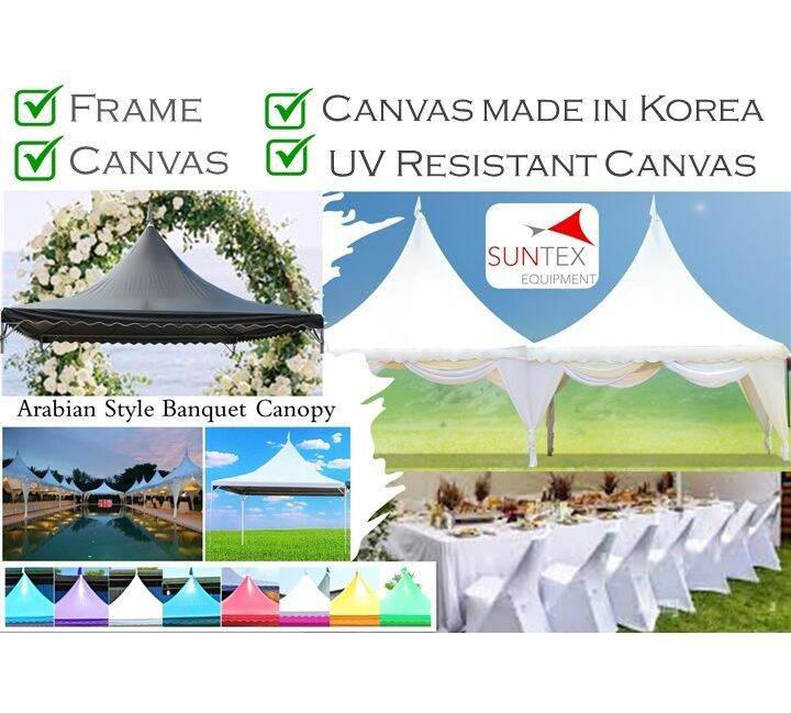Premium Arabian Style Full Set Banquet Canopy 20' x 20' Full Set UV ...