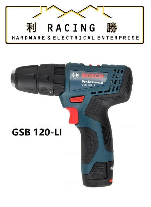 BOSCH GSB 1080-2LI / GSB120-LI CORDLESS IMPACT DRILL | Lazada
