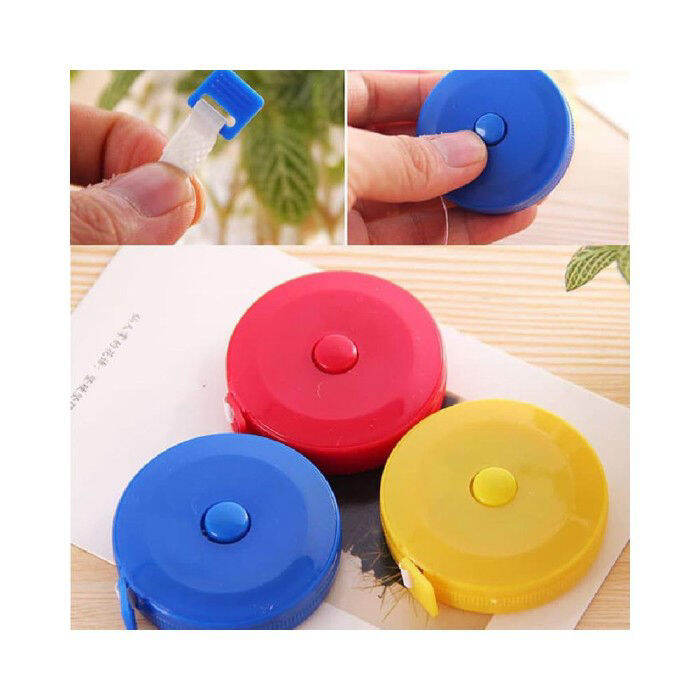 Meteran Plastik Mini Roll Meteran Gulung Fiberglass 1.5 Meter | Lazada ...