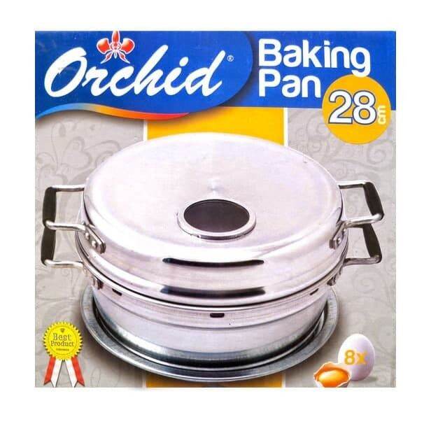 Baking Pan Orchid 22 Cm Oven 4 Telur Loyang Alumunium | Lazada Indonesia