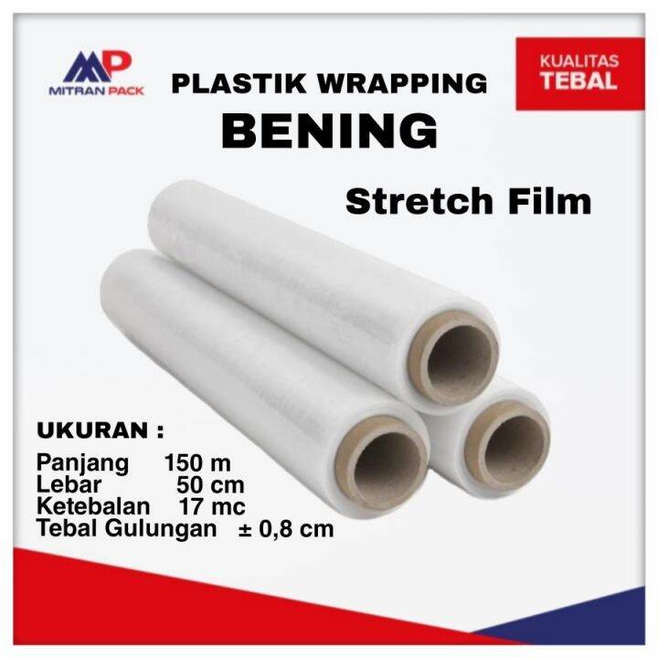 Plastik Wrapping Ukuran 50 CM x 150 M (Kemasan Satuan) | Lazada Indonesia