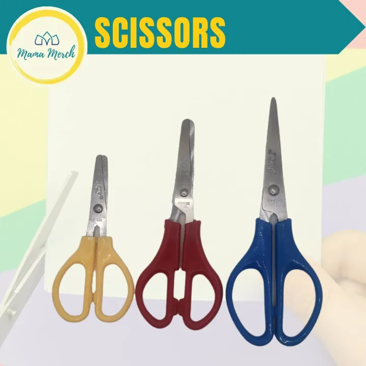Mama Merch Joy Student Scissors Gunting Pang Bata 4 to 5 inches | Lazada PH