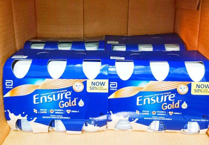 Ensure Gold Liquid 220mlx6 / 220mlx24 Bottle (Vanilla Flavour)~New ...