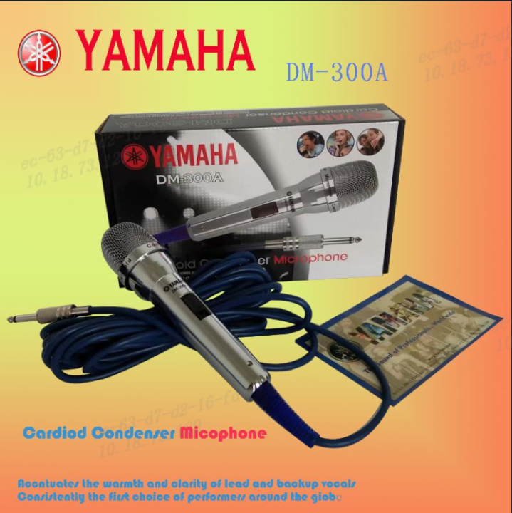 YAMAHA DM-300A DYNAMIC WIRED MICROPHONE | Lazada PH