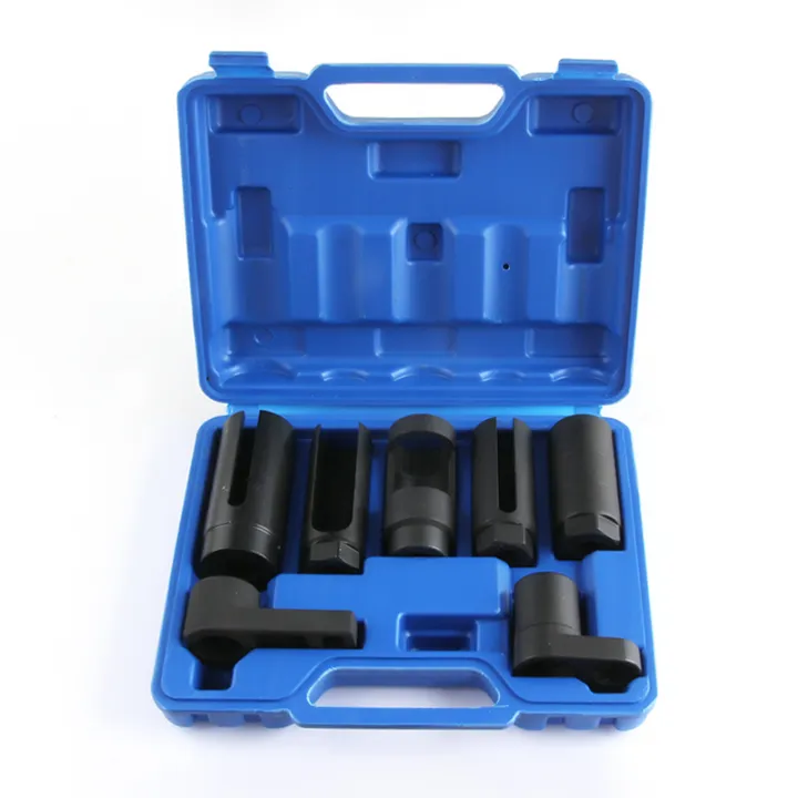 7pcs Oxygen Sensor Socket Wrench Thread Chaser Tool Kit Auto O2 Socket ...