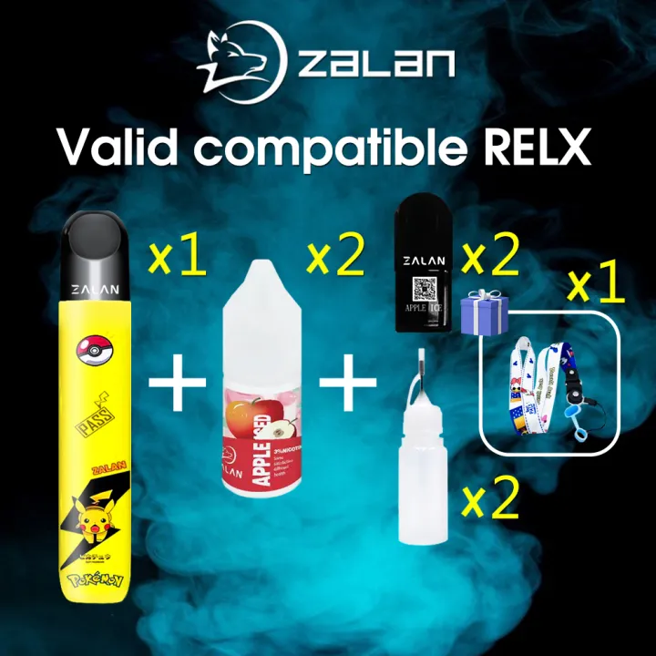 ZALAN / AOE vaper pods device set zalan r5 (rechargeable) compatible ...