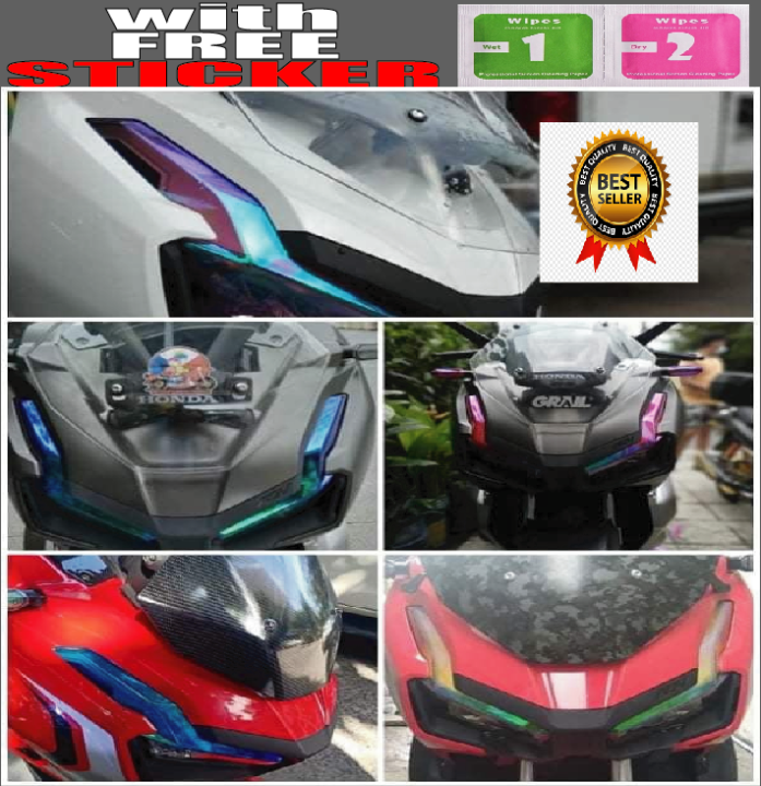 honda adv 160-150 kilay tint/3m film adhesieve | Lazada PH