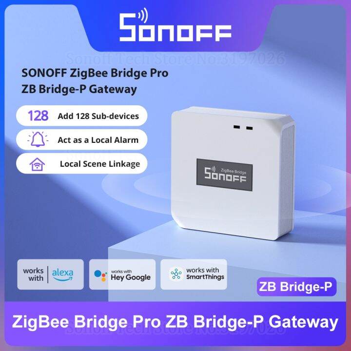 SONOFF ZB Bridge-P Zigbee Pro ESP32 Gateway Wi-Fi Zigbee Dual-Protocol Local Smart Scene Via ...