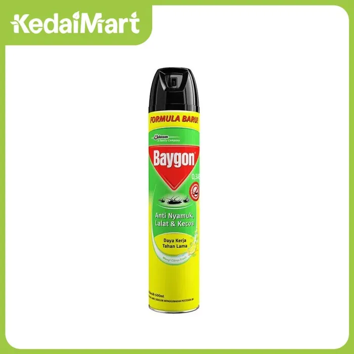 Baygon Aerosol Citrus Fresh 600 ml | Lazada Indonesia