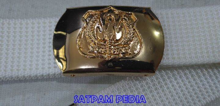 Sabuk Satpam Kuningan - Gesper Satpam Kuningan | Lazada Indonesia