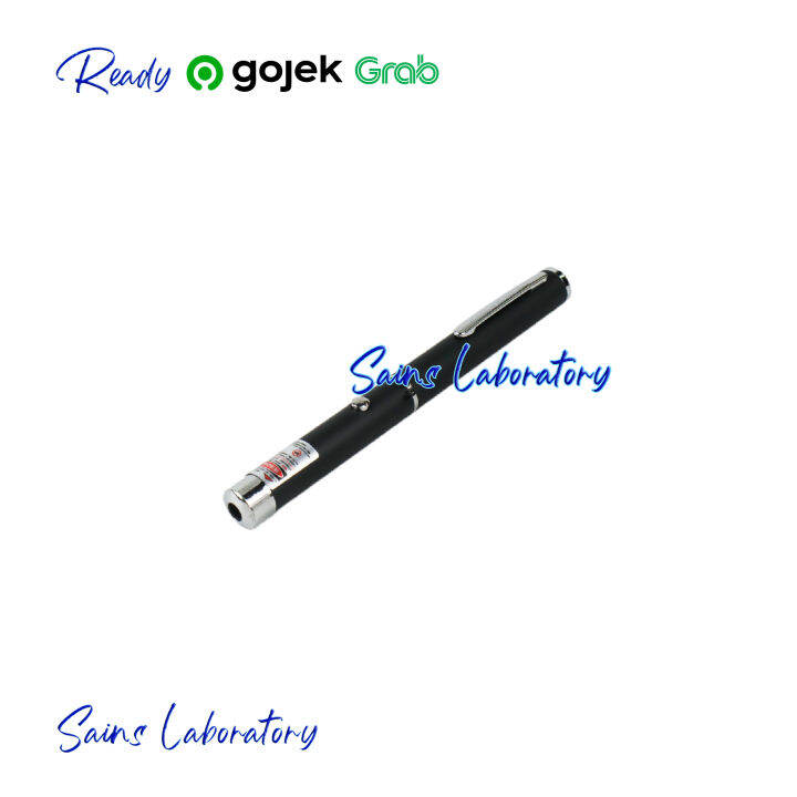 Laser Pointer Pen Point Beam Red Laser Merah Laser Percobaan Optik ...