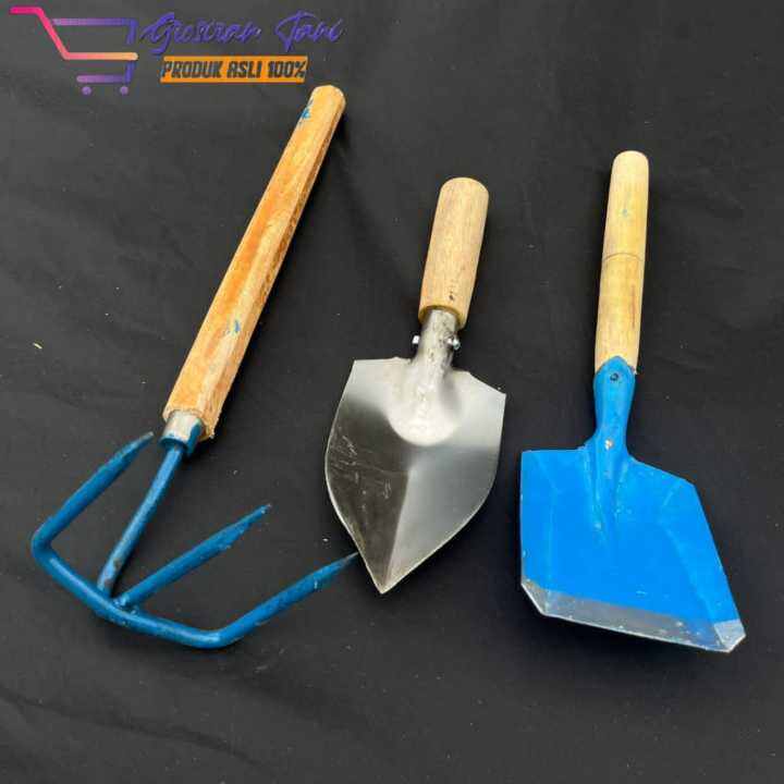 Alat Berkebun / Taman Sekop Dan Garukan Sampah Mini - Sekop Taman Alat ...