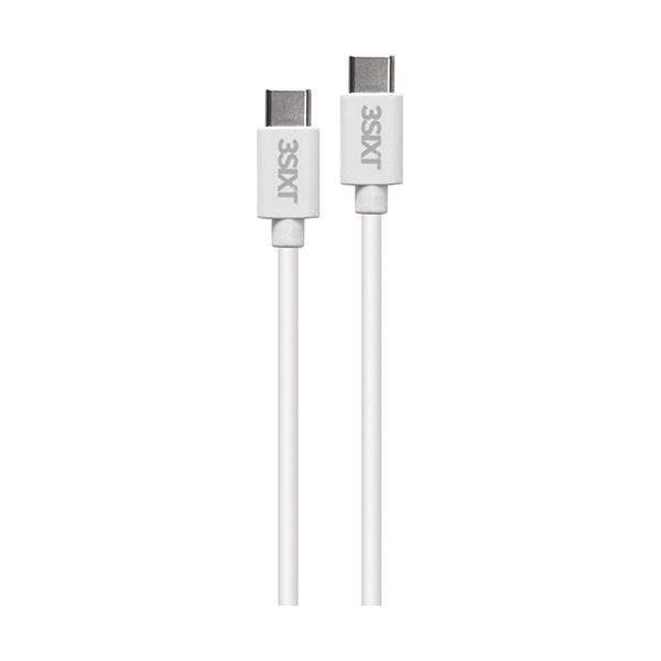 3SIXT Charge and Sync USB-C to USB-C Cable 1.0m - White | Lazada PH