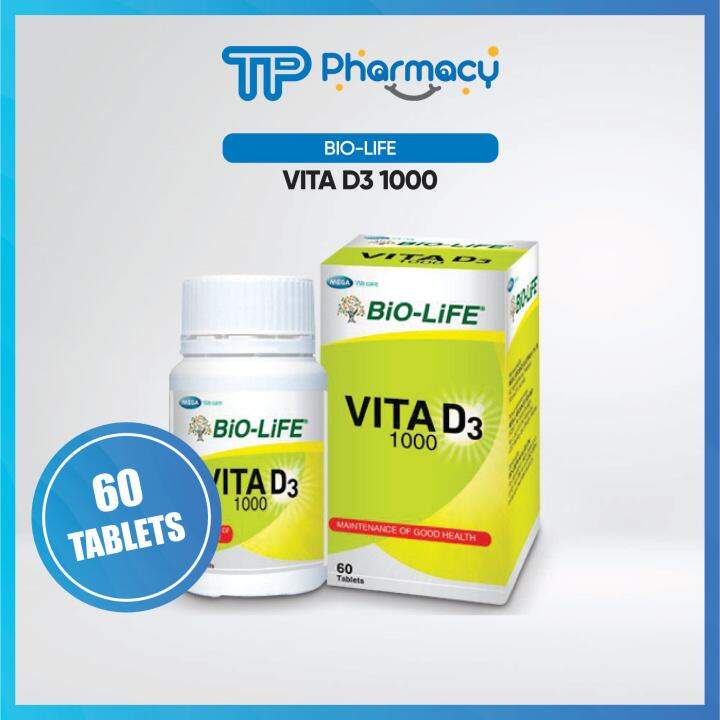 Bio Life Vita D3 1000 IU 60 Tablet | Lazada