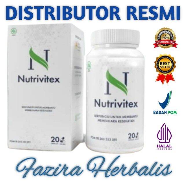 NUTRIVITEX Obat Parasit Kuman Jahat Herbal Asli Original BPOM Efektif ...